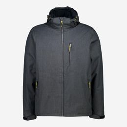 Killtec Graue Jacke mit abnehmbarer Kapuze
