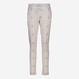 Short Stories Rosafarben-weiße Pyjamahose mit Muster