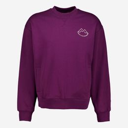 Lilafarbenes Alpine 390 Crew Sweatshirt