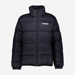 Napapijri Schwarze Pufferjacke mit Logo