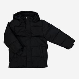name it Schwarze lange Jacke mit Kapuze