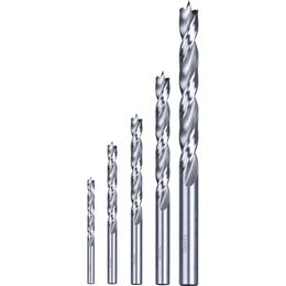 kwb Holzspiralbohrer-Set 'FCE' Ø 3-8 mm 5-teilig
