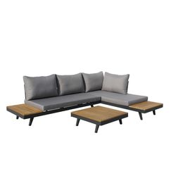 Acamp Lounge-Set 'Naxos' anthrazit 3-teilig