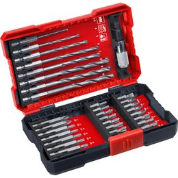 kwb Bit- und Bohrersatz Sechskant 33-teilig 24 Bits, 8 Steinbohrer, für Bohrmaschinen und Akkuschrauber