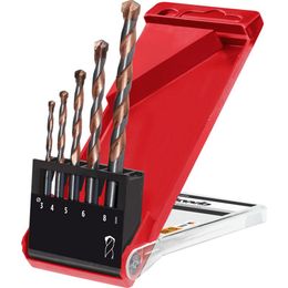 kwb Allzweckbohrer Easy Cut 5-teilig für alle Dreh- und Schlagbohrmaschinen, für zahlreiche Werkstoffe geeignet, Kupfer