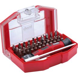 kwb Bit-Set Safety Bit 37-teilig mit Gürtelclip, langlebige Stahl-Bits, enthält Micro-Bits und Standard-Bits, Silber