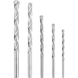 kwb Steinbohrersatz &Oslash; 4-10 mm 5-teilig, mit hartmetallbest&uuml;ckter Bohrspitze, f&uuml;r Beton, Mauerwerk, Natur- und Kunststein