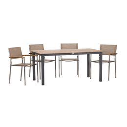 Acamp Gartenmöbel-Set 'Skye' anthrazit 5-teilig
