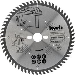 kwb Kreiss&auml;geblatt &Oslash; 250 x 3,2 x 30 mm schneller und sauberer Schnitt, f&uuml;r Weichholz, Sperrholz, Paneele und Profilbretter