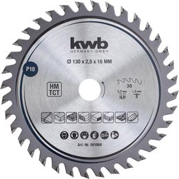kwb Handkreiss&auml;geblatt &Oslash; 130 x 2,5 x 16 mm