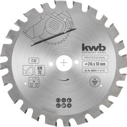 kwb Handkreiss&auml;geblatt Easy Cut &Oslash; 216 x 2,8 x 30 mm gelenkschonendes, sicheres Arbeiten, vielseitig einsetzbar