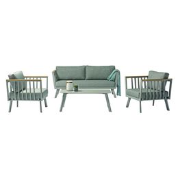 Acamp Lounge-Set 'Gondola' anthrazit 4-teilig