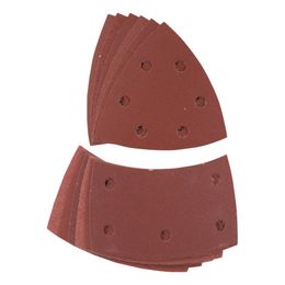 kwb Schleifdreieck Quick-Stick 93 x 100 mm 12 St&uuml;ck f&uuml;r Delta- und Dreieckschleifer, f&uuml;r Metall und Holz, Farbe, Lack, Spachtel, Stein und Kunststoff