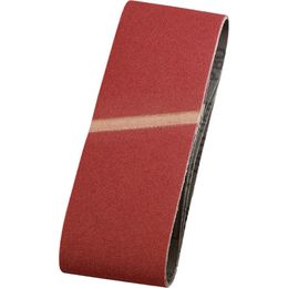 kwb Schleifband Holz & Metall 75 x 457 mm 9 St&uuml;ck lange Lebensdauer, kunstharzgebundene K&ouml;rnung aus Edelkorund, f&uuml;r Holz und Metall