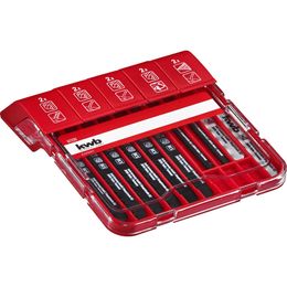 kwb Stichs&auml;geblatt-Set HCS 10-teilig zur Holzbearbeitung, f&uuml;r Holz und d&uuml;nne Bleche, Silber/Schwarz