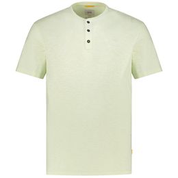 Große Größen Camel Active T-Shirt mit Serafinokragen Farbe mint Größe: 5XL