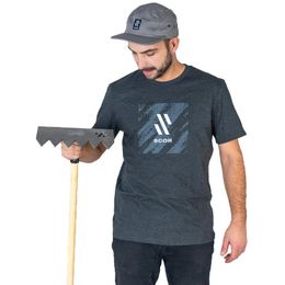 SCOR Logo T-Shirt - Shirts Kurzarm - Heather Grey