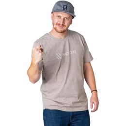 SCOR Logo T-Shirt - Shirts Kurzarm - sand