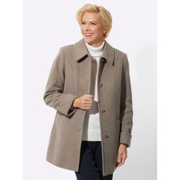 WITT Damen Jacke mit 10% Kaschmir, taupe-meliert, Gr&ouml;&szlig;e 38