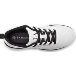 Lascana Damen Sneaker, wei&szlig; /schwarz, Gr&ouml;&szlig;e 42