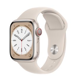 Apple Watch Series 8 (2022) GPS + Cellular 41 mm - Aluminium Polarstern - Sportarmband Polarstern