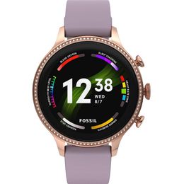 Fossil Smartwatches Digitaluhr Damen Größe One Size rosegold / lavendel