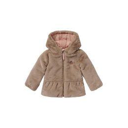 Noppies Übergangsjacke 'Flize' Mädchen Größe 86 dunkelbeige / rosa