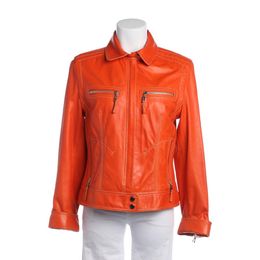 Bogner Lederjacke / Ledermantel Damen Größe L Second Hand orange