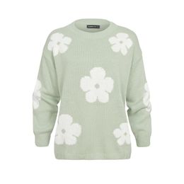 Cloud5ive Pullover Damen Größe S hellgrün / offwhite