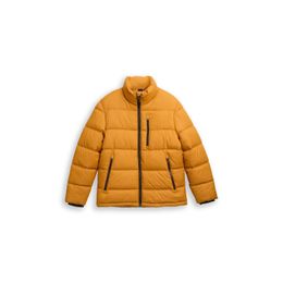Tom Tailor Herren Puffer-Jacke aus wasserabweisendem Material, braun, Uni, Gr. XXL