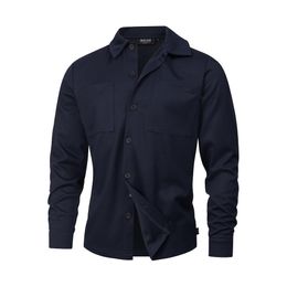 INDICODE Jeans Button Up Shirt 'Yuno' male Blue size XXL