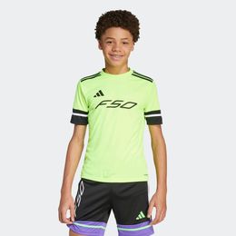 adidas Performance Funktionsshirt Jungen Größe 128 neongrün / schwarz