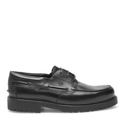 Heinrich Dinkelacker Slipper & Pantoletten - Bootsschuh Miami Plain BC - Gr. 40,5 (EU) - in Schwarz - f&uuml;r Damen