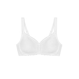 Triumph Bügelloser BH ' Modern Lace+Cotton ' Damen Größe 100 weiß