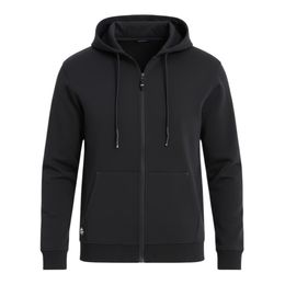 Ombre Zip-Up Hoodie 'OM-SSZP-0213' male Black size XXL