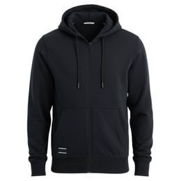 Ombre Zip-Up Hoodie 'OM-SSBZ-0160' male Black size XL