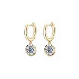 Rougemont Jewellery Earrings 'Funkelnde Moissanit' female Gold size One Size