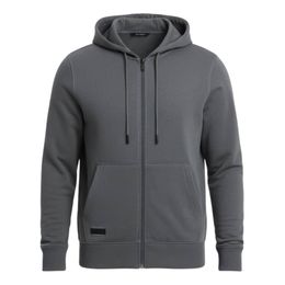 Ombre Sweatjacke 'OM-SSBZ-0160' Herren Größe M graphit