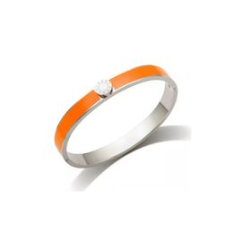 ROUGEMONT Jewellery Armband 'Emaillierter Armreif 18cm' Damen Größe 18 cm orange