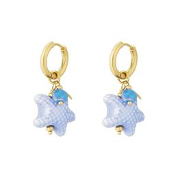 Cala Rose Earrings 'OCEAN STAR' female Blue size One Size