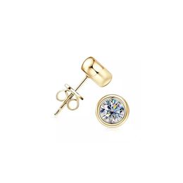 Rougemont Jewellery Earrings 'Funkelnde Moissanit Ohrstecker mit Echtheitszertifikat' female Gold size One Size