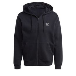 adidas originals Sweatjacke 'Trefoil Essentials' Herren Größe XXL schwarz / weiß