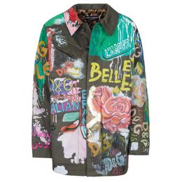 Dolce & Gabbana DOLCE & GABBANA Jacke Damen Gr&ouml;&szlig;e XS blau / gelb / gr&uuml;n / rosa