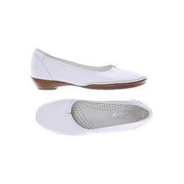 Gabor Ballerina Damen Gr&ouml;&szlig;e 38 Second Hand wei&szlig;