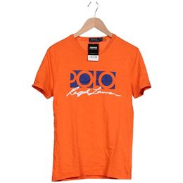 Polo Ralph Lauren T-Shirt Herren Größe S Second Hand orange