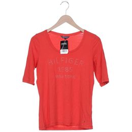 Tommy Hilfiger T-Shirt Damen Gr&ouml;&szlig;e M Second Hand rot