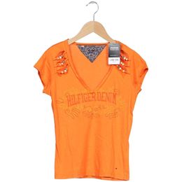Tommy Jeans T-Shirt Damen Gr&ouml;&szlig;e S Second Hand orange