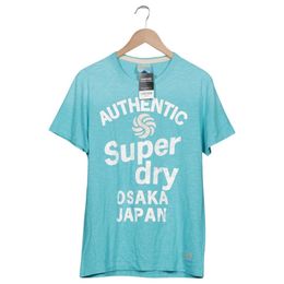 Superdry T-Shirt Herren Größe XXL Second Hand türkis