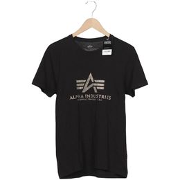 Alpha Industries T-Shirt Herren Größe M Second Hand schwarz