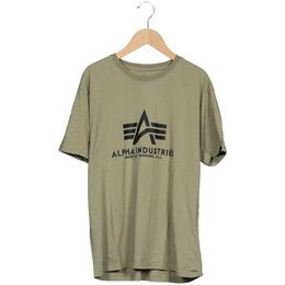 Alpha Industries T-Shirt Herren Größe L Second Hand grün